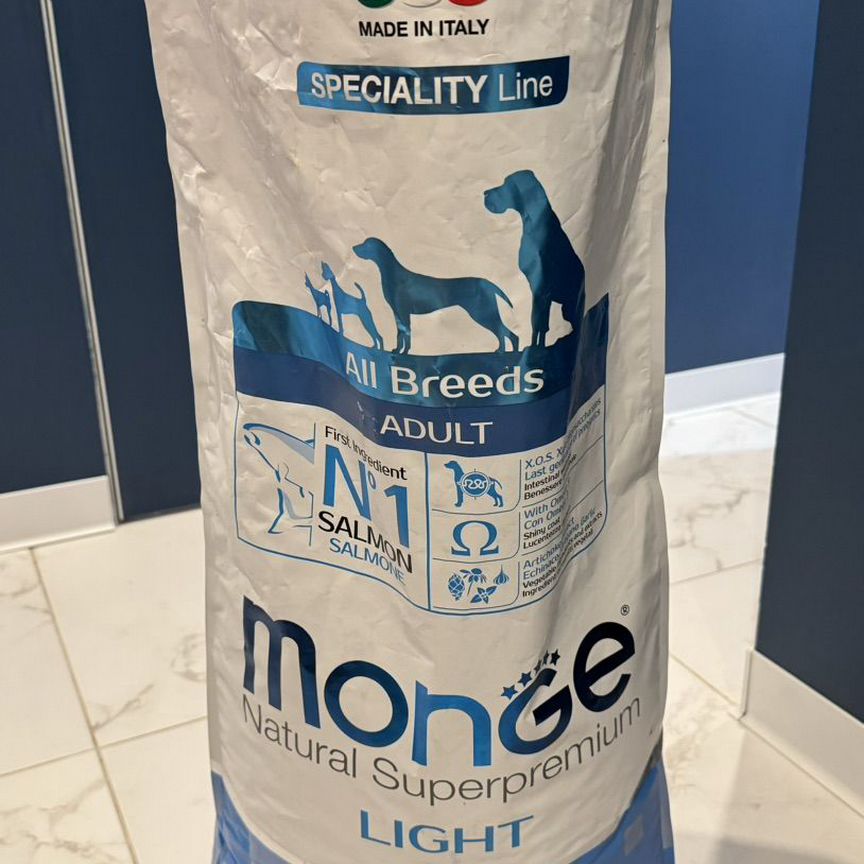 Корм для собак monge light