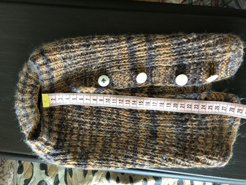 Вязаная кофта для собак