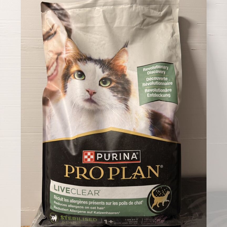 Корм для кошек pro plan liveclear 7 кг