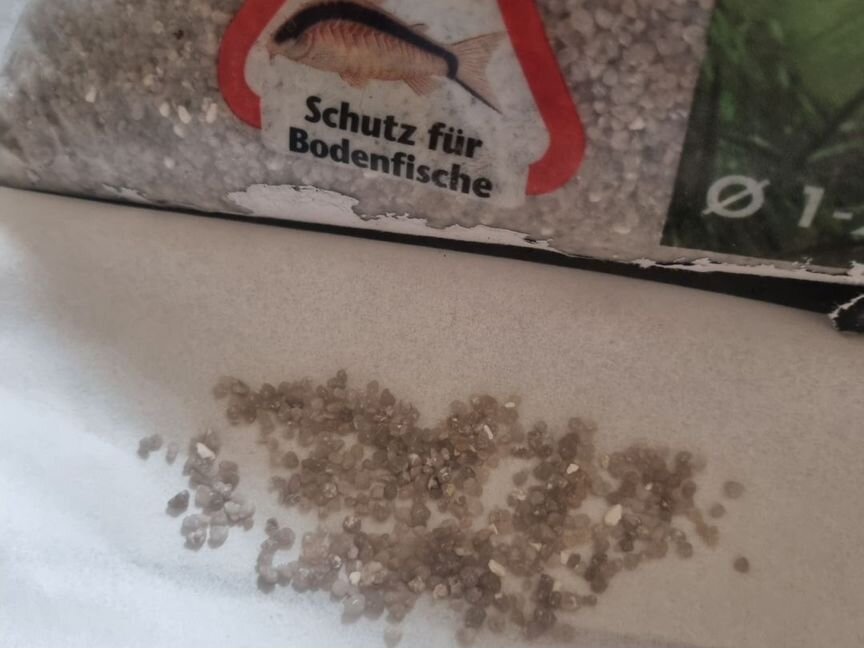 Грунт для аквариума серый
