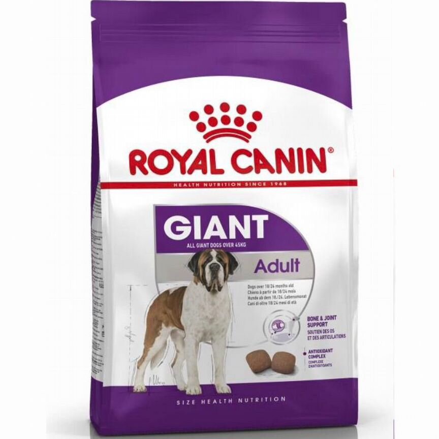 Сухой корм для собак Royal Canin Giant Adult