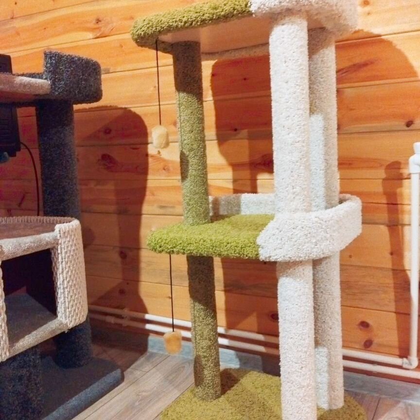 Лежанка для кошек двухярусная