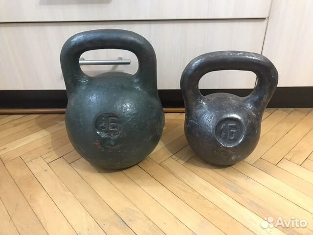 Гиря СССР 16 кг купить в Москве | Хобби и отдых | Авито