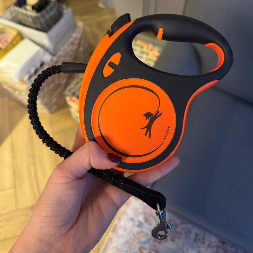 Рулетка для собак Flexi, M, до 35 кг, ремень 5 м