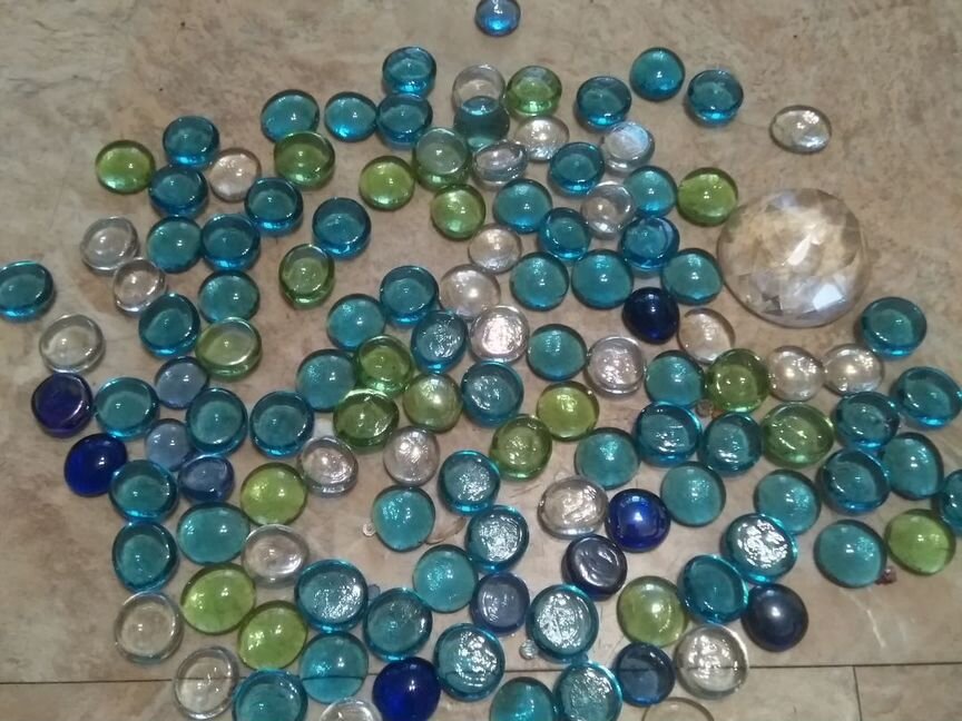 Камешки стеклянные марбл