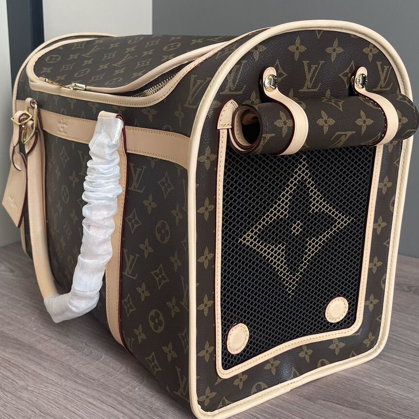 Сумка переноска для животных Louis Vuitton премиум