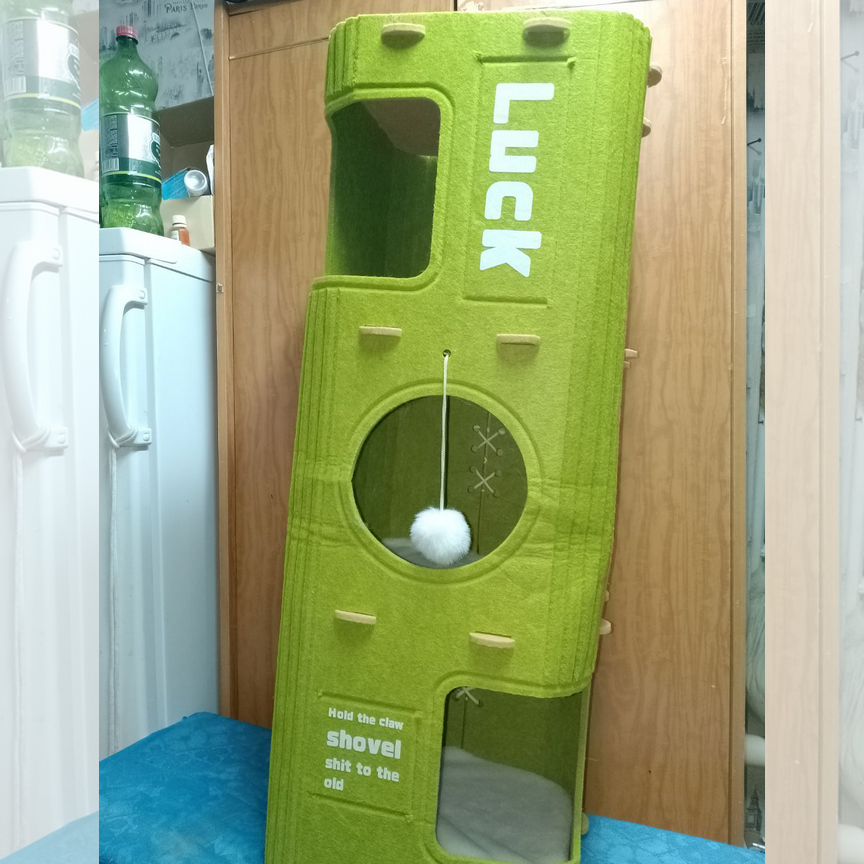 Домик для кошки, войлочный, новый