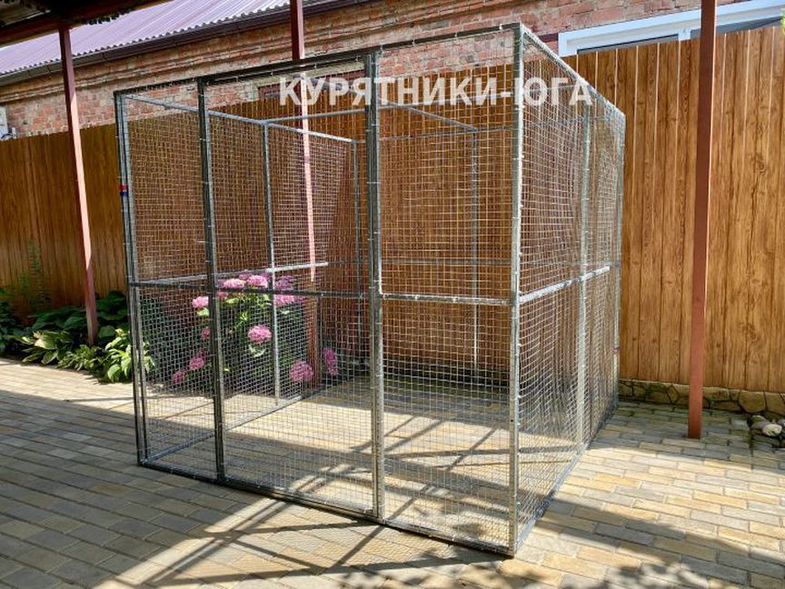 Курятник из сетки, выгул для птицы, вольер для кур