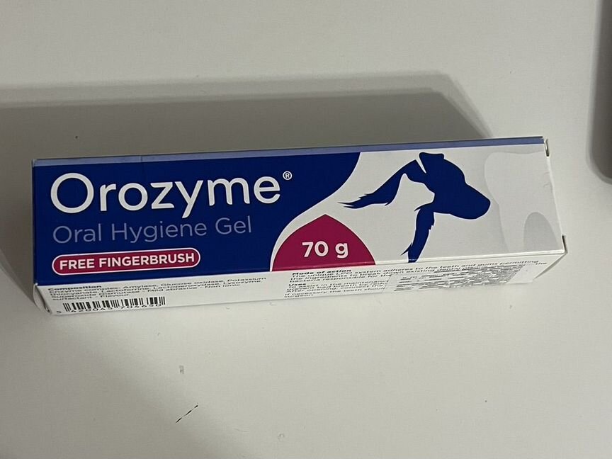 Orozyme гель для чистки зубов кошек и собак