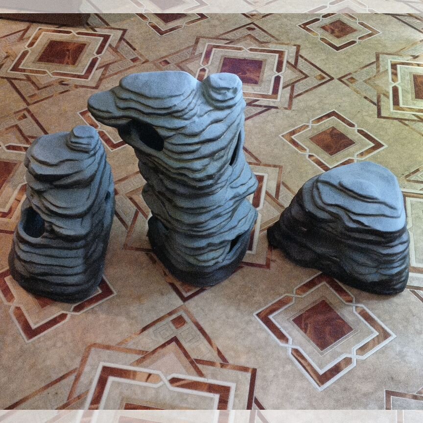 Декорации для аквариума бу