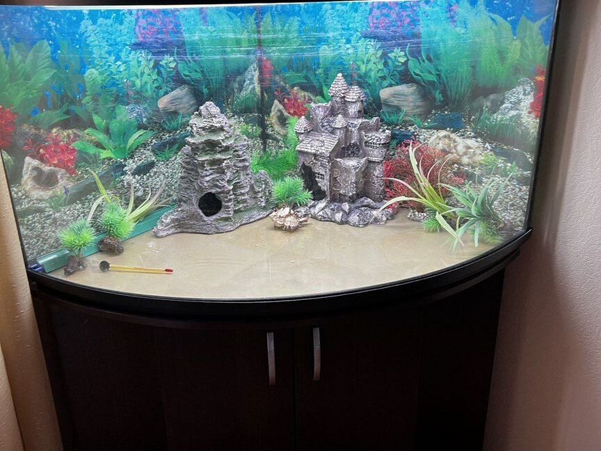 Аквариум Biodesign угловой с тумбой, 350 л (б/у)
