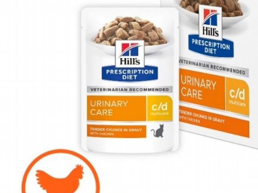 Корм для кошек hills c d urinary care 85гр