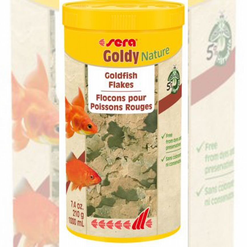 Корм для рыб Sera Goldy Nature 1000мл