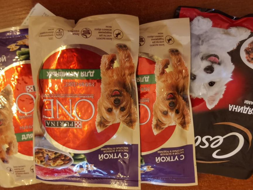 Паучи для собак