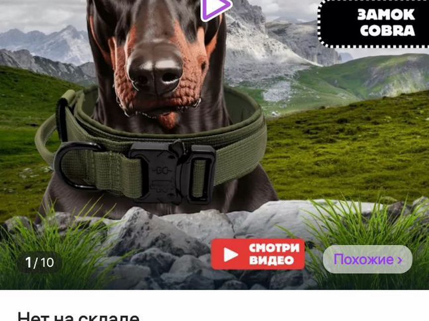 Ошейник для собак тактический