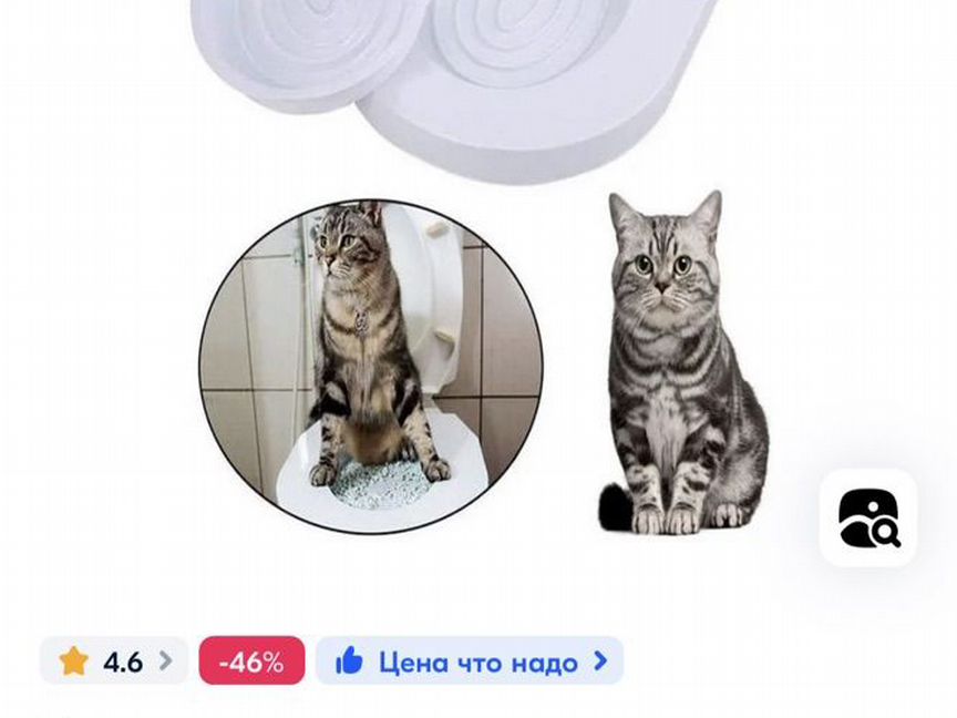 Туалет для кошек приучающий к унитазу