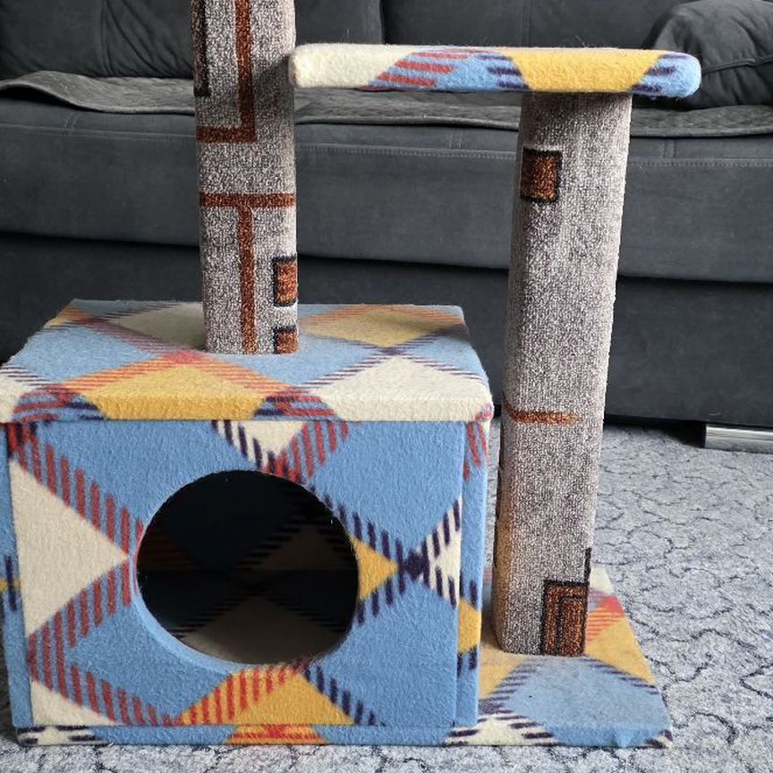 Когтеточка домик для кошки