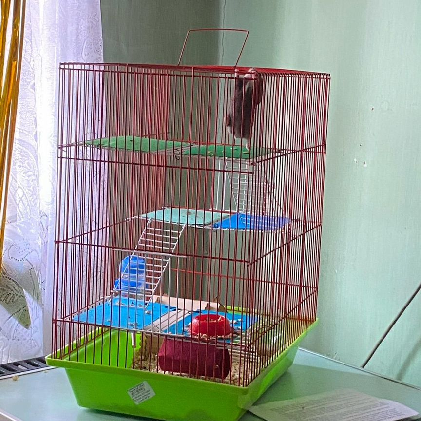 Клетка для хомяка/мелких грызунов