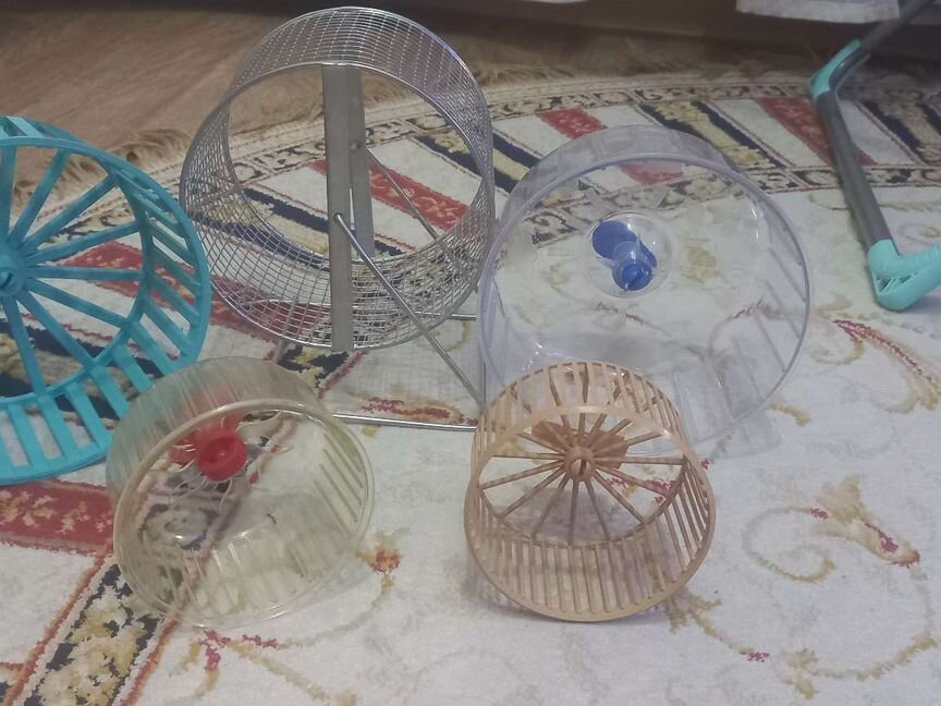 Колесо, домик, поилка для грызуна