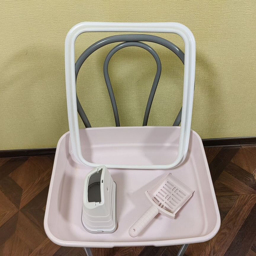 Лоток для кошек большой с бортиками