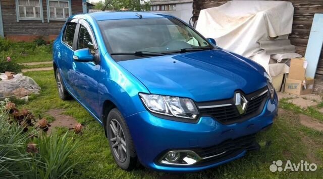 Капот на renault logan 2, sandero 2 голубой RPL купить в Москве Api ...