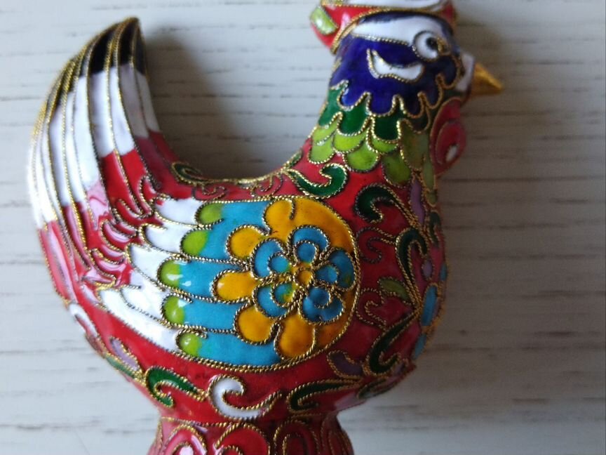 Петушок Клуазоне