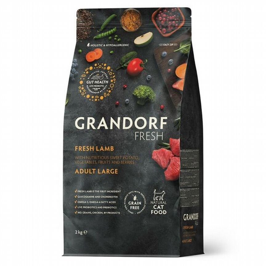 Корм Grandorf для кошек крупных пород