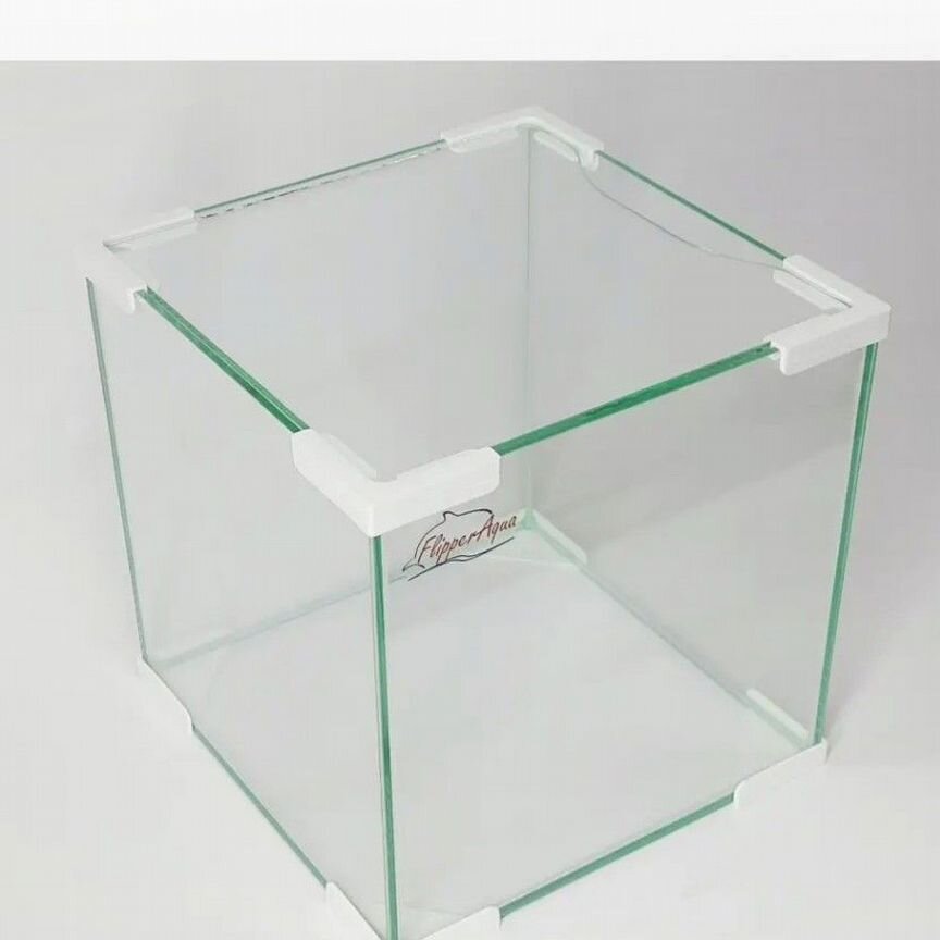 Аквариум 15л с крышкой, стекло  камни,сачек,фильтр