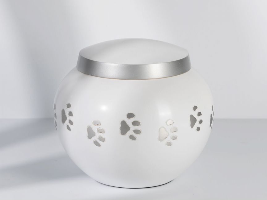 Урна для праха животных из латуни ручной работы