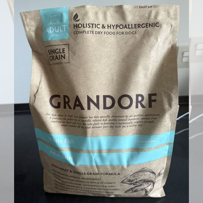 Сухой корм для собак мелких пород grandorf