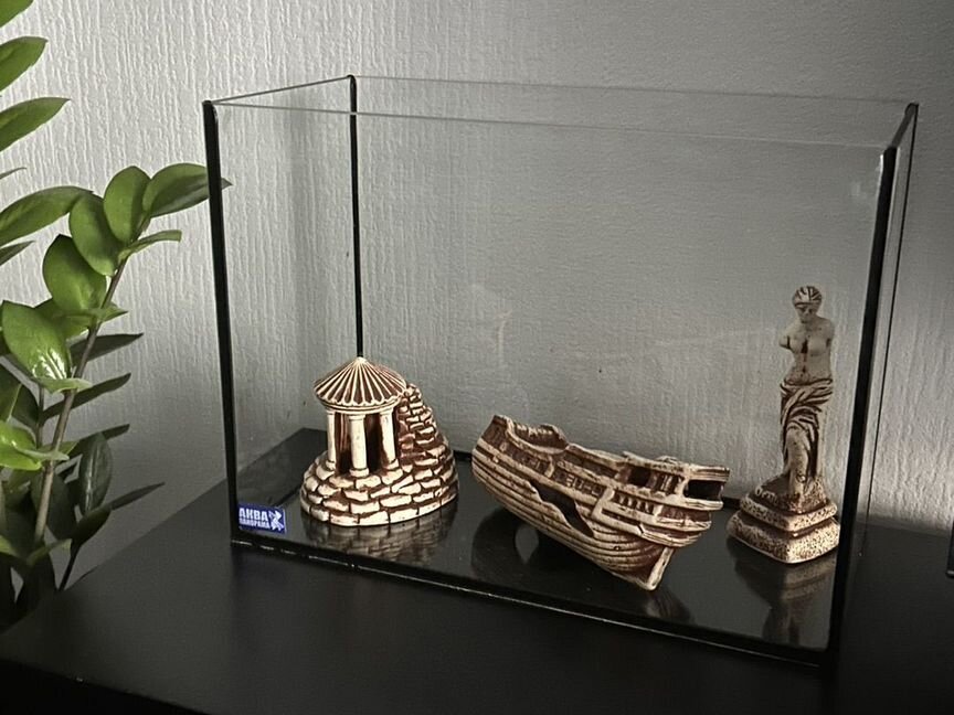 Аквариум, фильтр, термометр