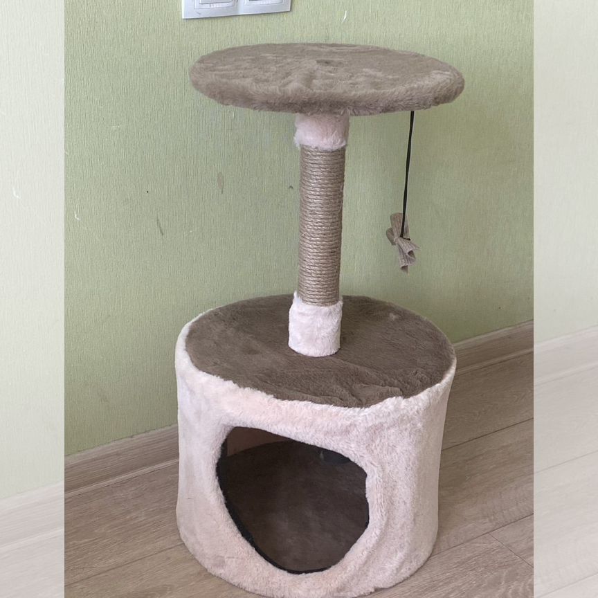 Домик для кошки с когтеточкой