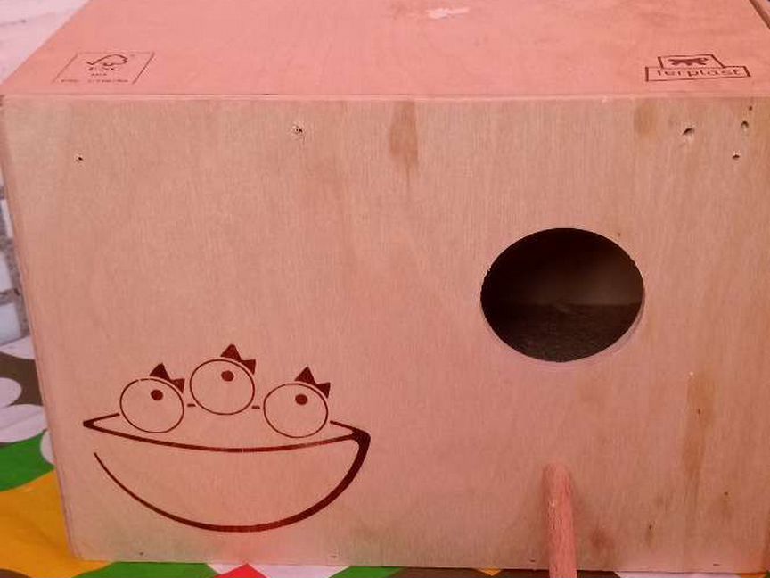 Гнездо домик инкубатор для попугаев, канареек