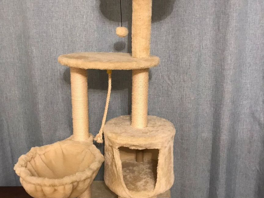 Домик для кошки с когтеточкой