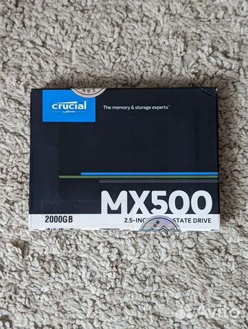 Ssd crucial MX500 2tb новый запечатан купить в Москве | Электроника | Авито