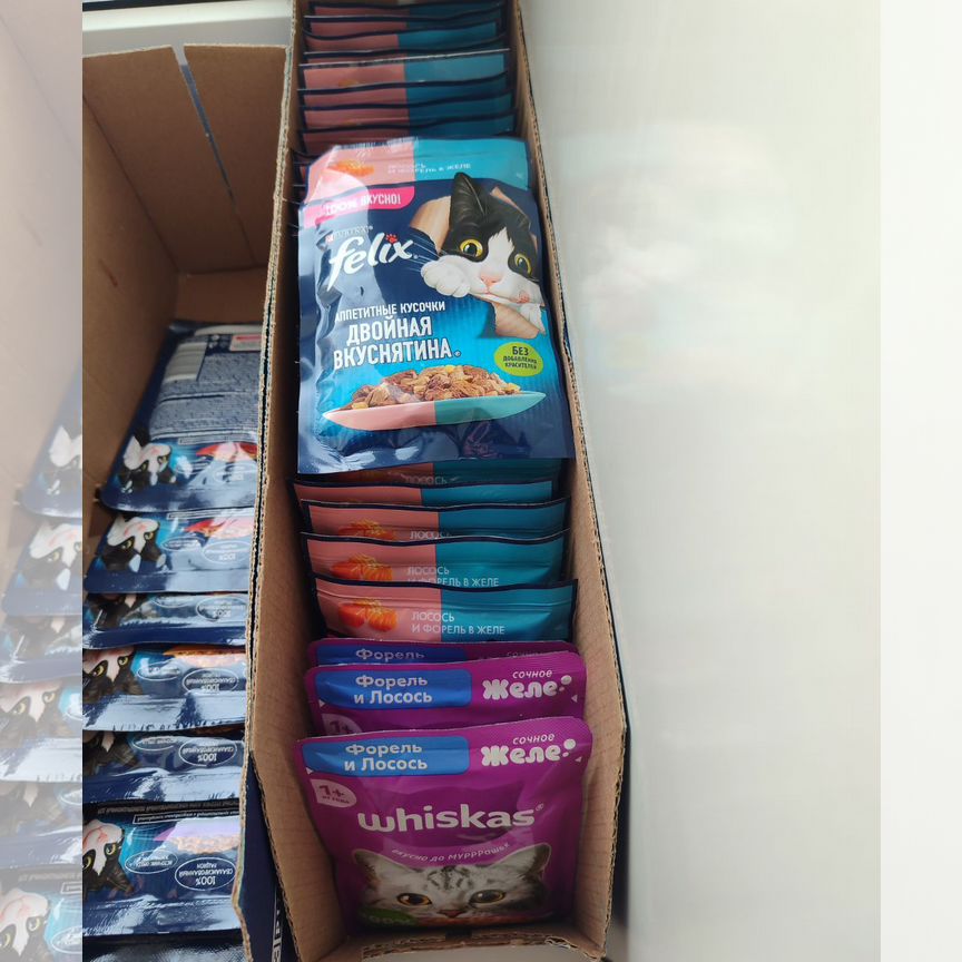 Корм для кошек Феликс влажный