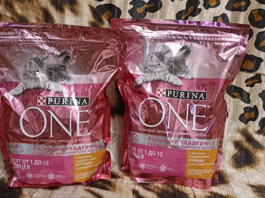 Purina one для котят 750гр