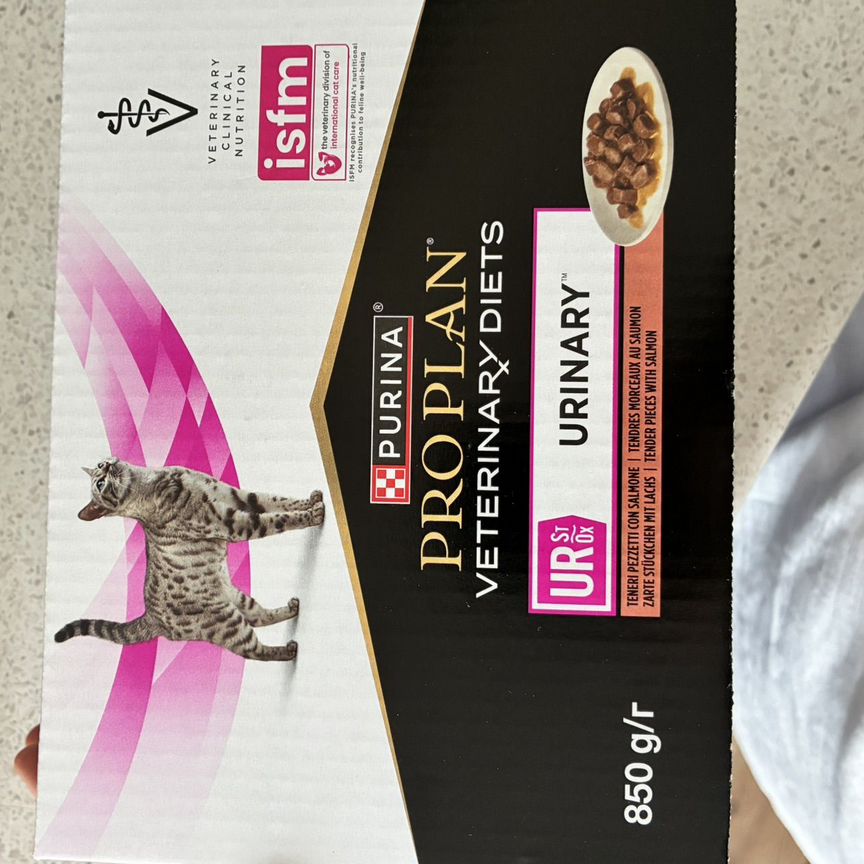 Корм для кошек pro plan urinary с лососем 10 шт