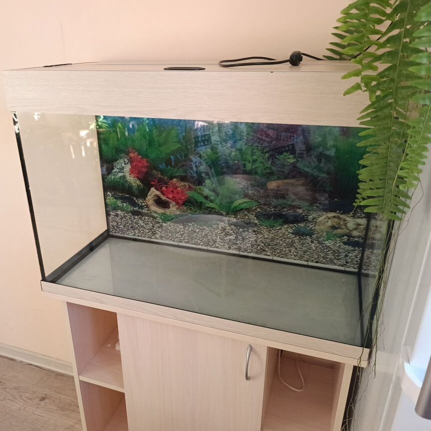 Аквариум с тумбой 140 литров