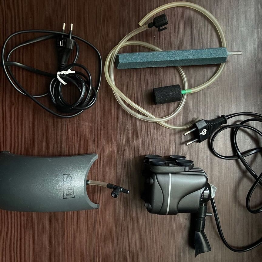 Набор для аквариума, фильтр, компрессор, водоросли