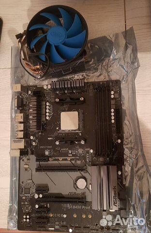 Материнская плата am4 с Ryzen 5 3600 купить в Щелково | Электроника | Авито