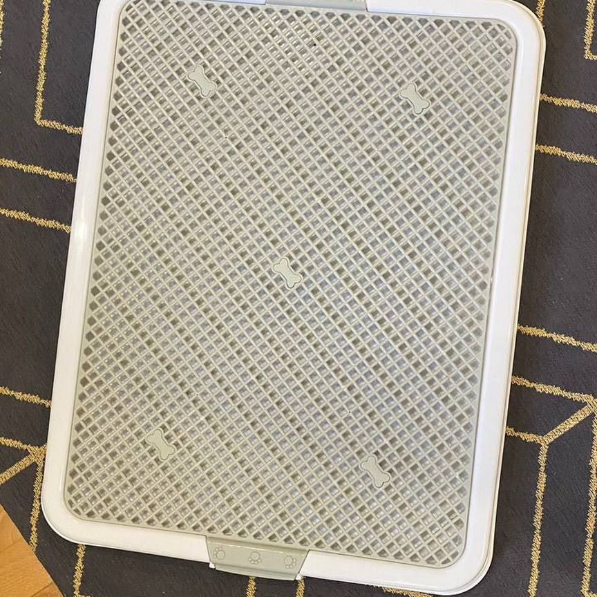 Туалет лоток для собак Stefan с сеткой большой L 6