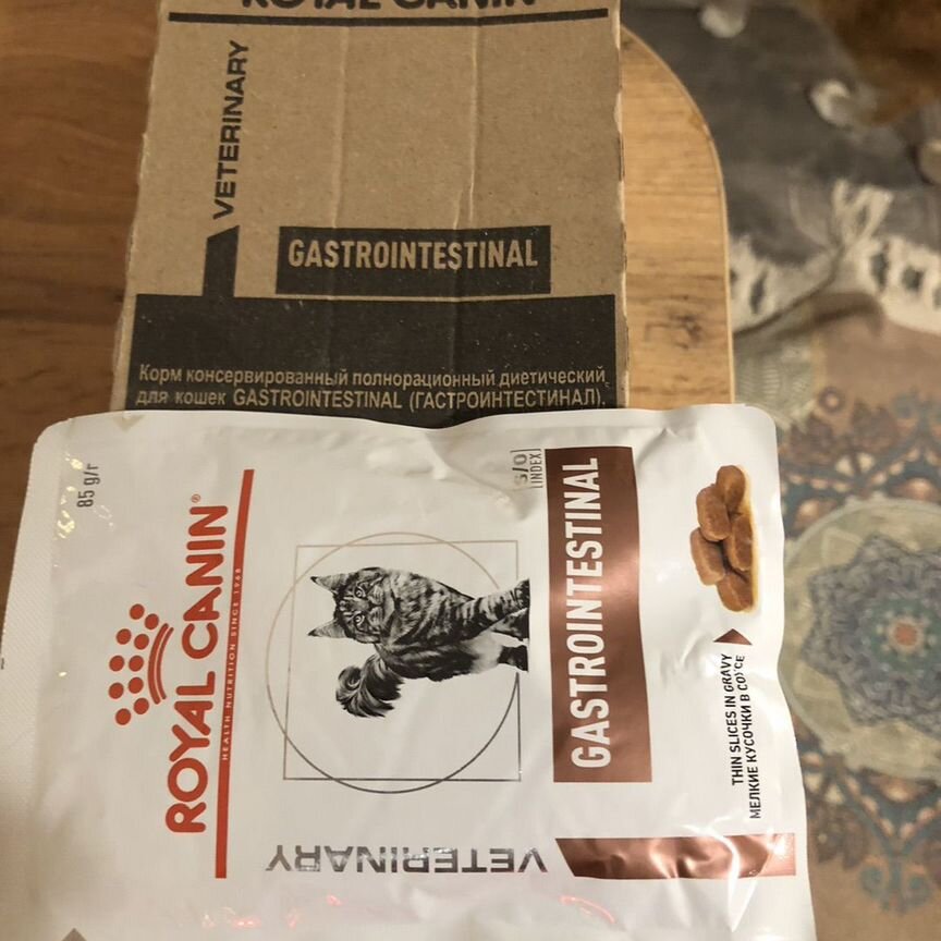 Корм для кошек royal canin gastrointestinal паучи