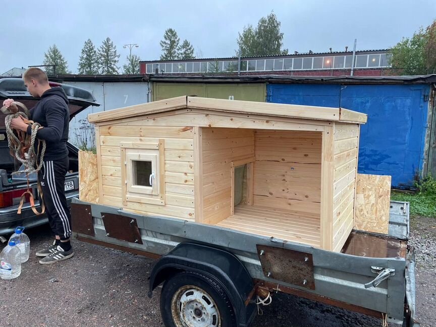 Будка для собаки утепленная