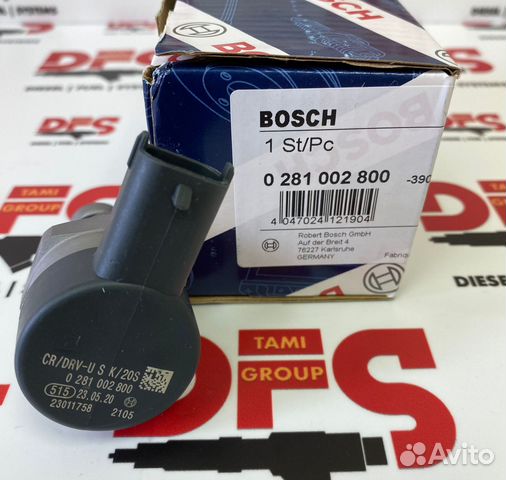 Датчик давления топлива в рампе 0281002800 купить в Ярославле Bosch ...