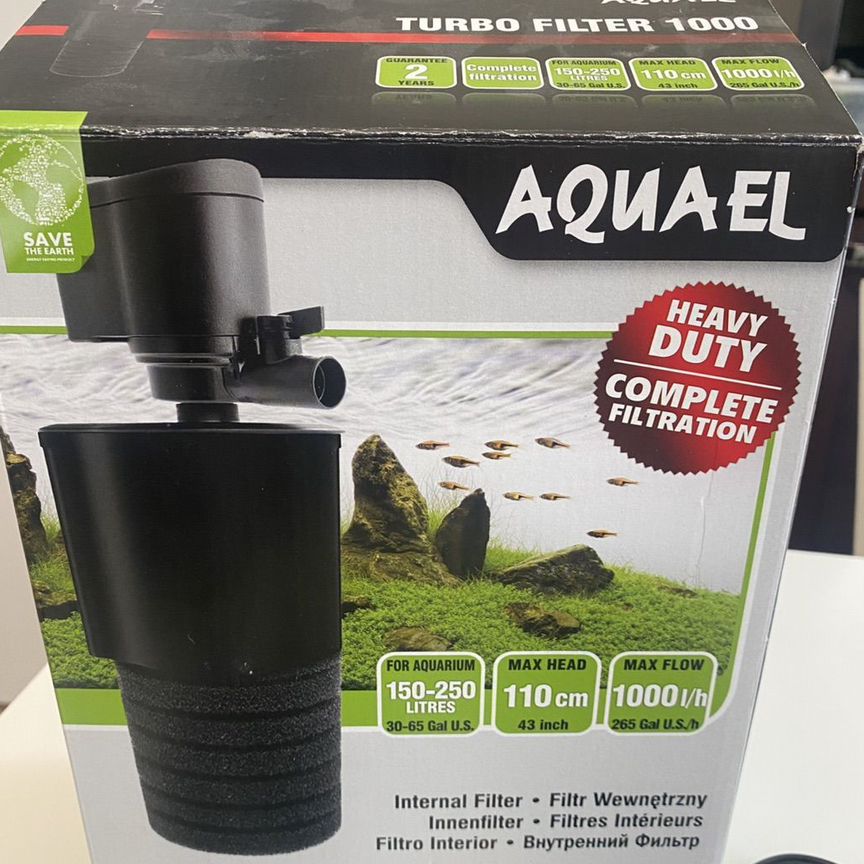 Внутренний фильтр aquael turbo filter 1000