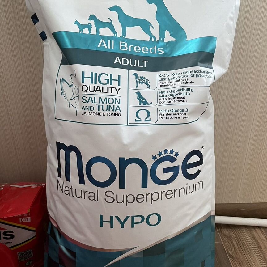 Корм для собак monge hypo 12 кг