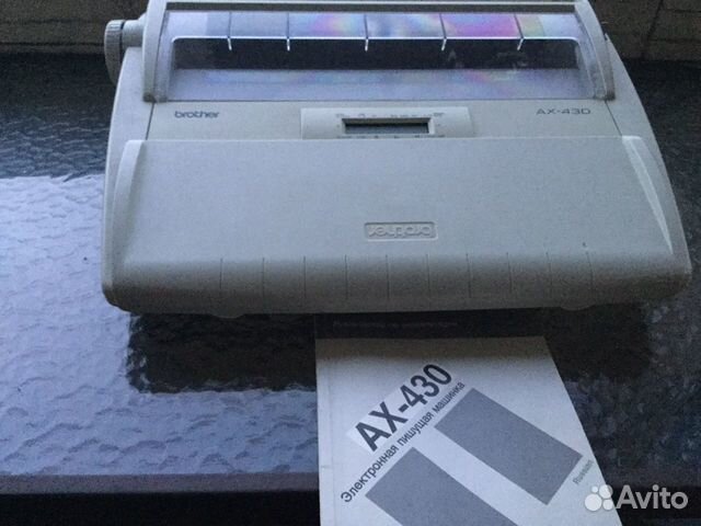 Электронная пишущие машинка brother AX-430 купить в Санкт-Петербурге | Электроника | Авито