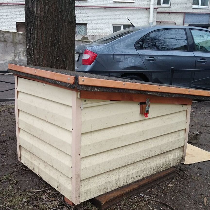 Будка для кошки утепленная