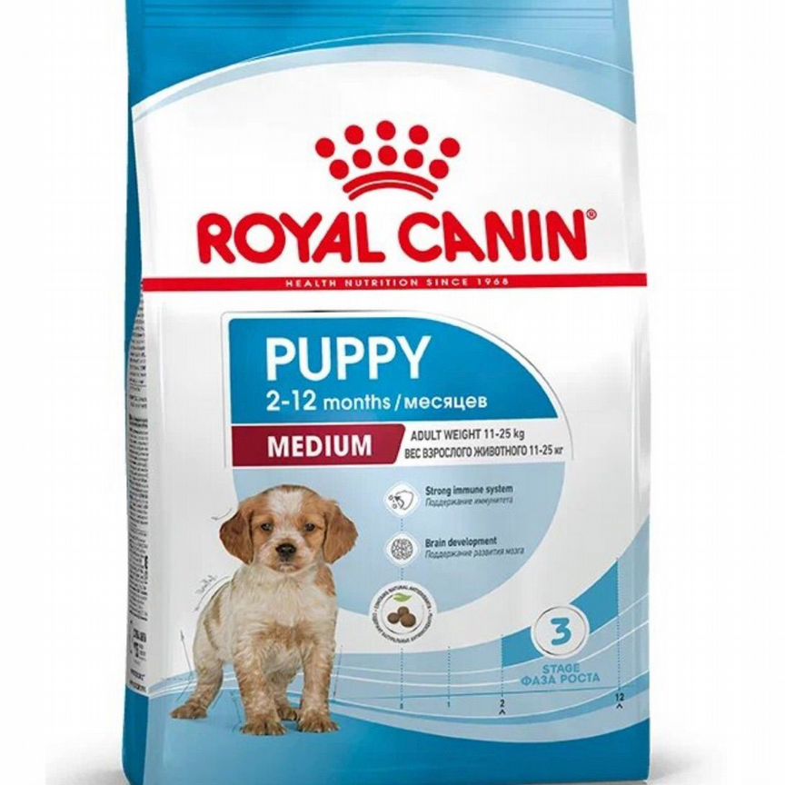 Royal canin medium puppy 3 кг